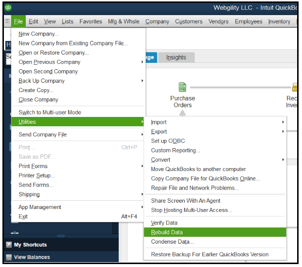 QuickBooks- Unrecoverable Error
